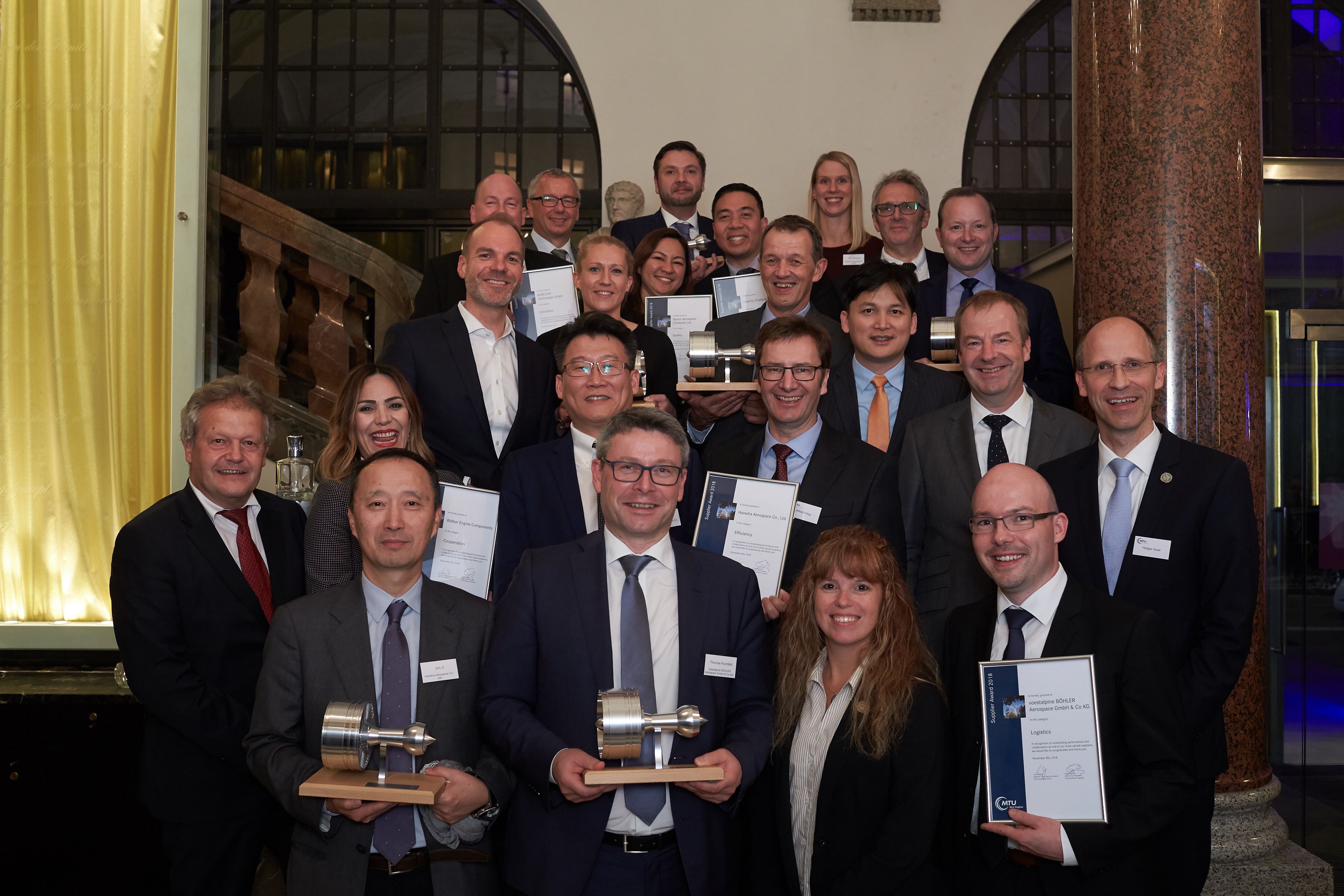 MTU Aero Engines honors six suppliers for outstanding performance - MTU ...