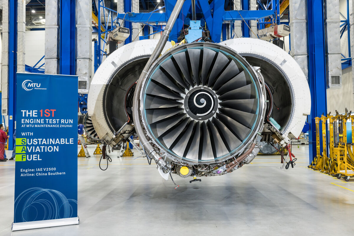 MTU Maintenance führt SAF-Tests in Zhuhai ein - MTU Aero Engines