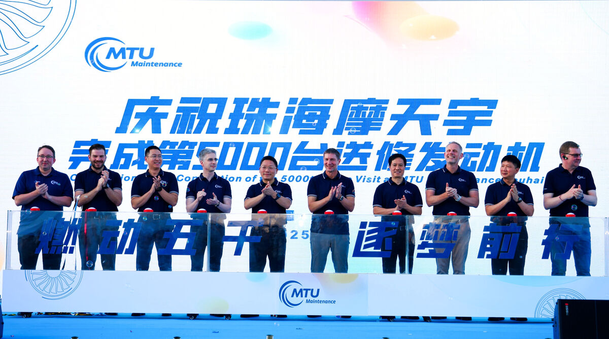 MTU Maintenance Zhuhai completes 5,000 shop visits - MTU Aero Engines