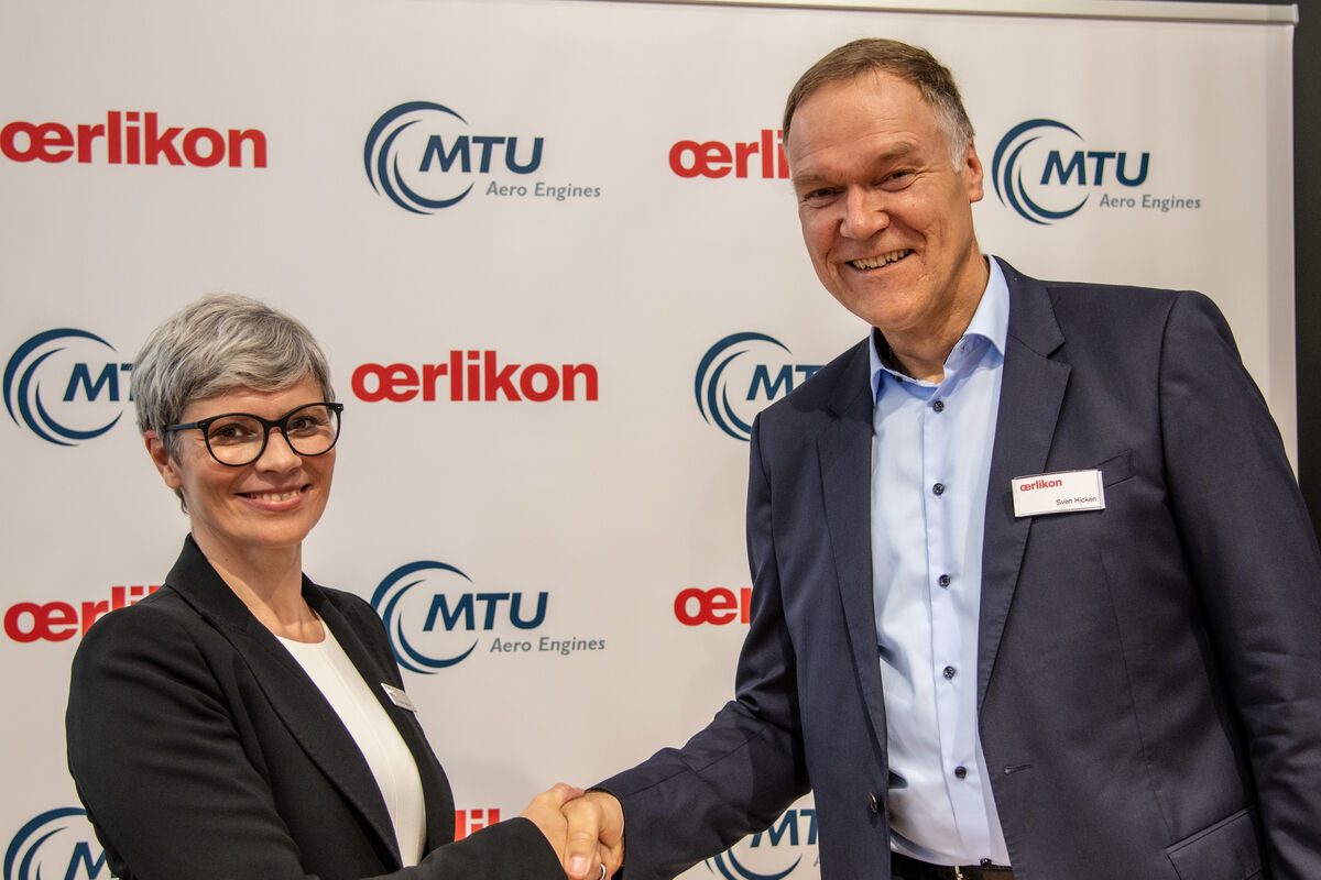 Oerlikon and MTU Aero Engines sign development cooperation agreement ...